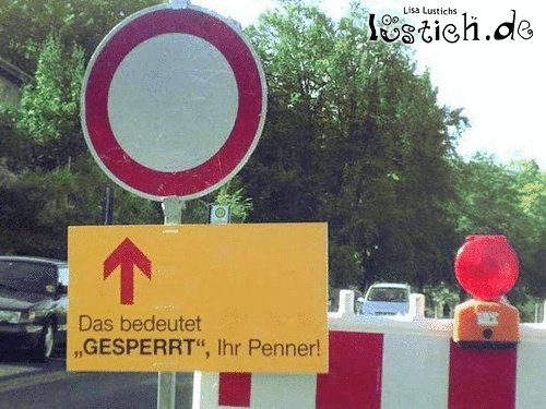Gesperrt! Bild - lustich.de